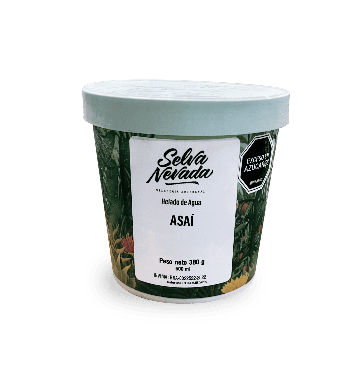 HELADO – ASAI ARTESANAL EN AGUA X 500 ML - pesqueradelmar.com
